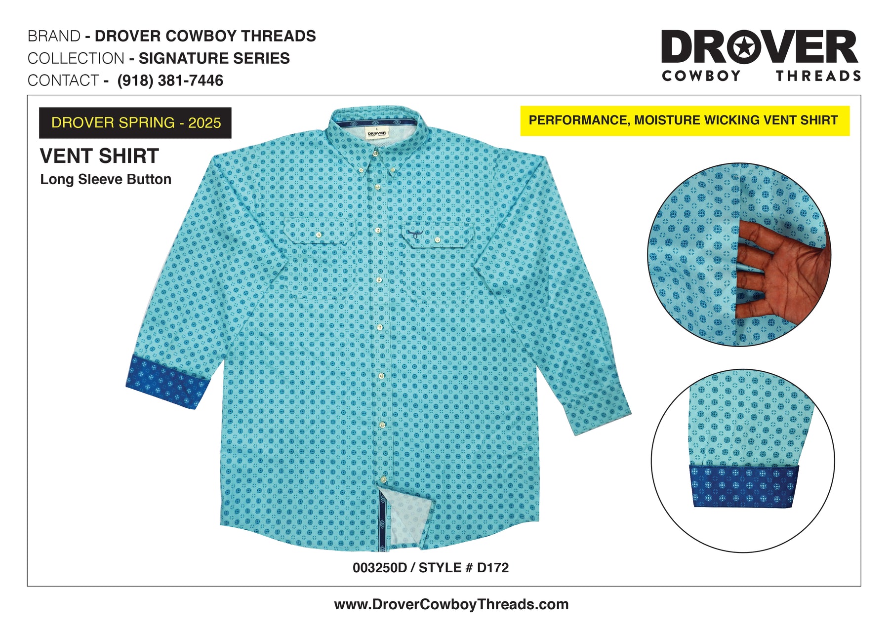 Signature Series - Performance Vent Shirt - Cowpuncher