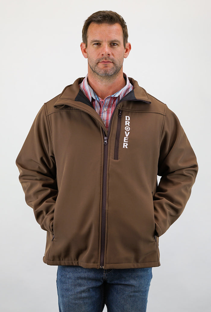 Softshell Jacket, With Concealed Carry Holster - Brown